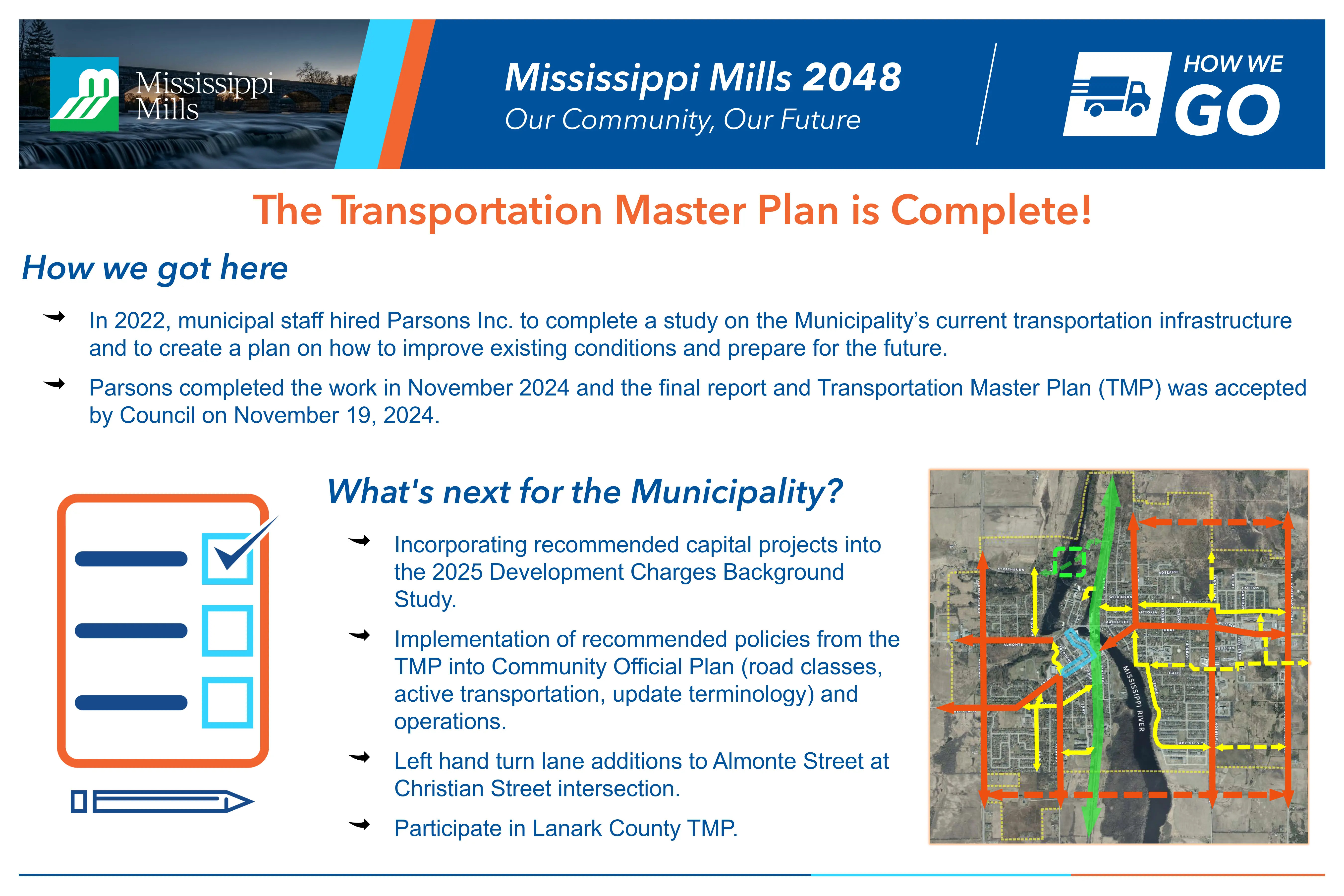 Transportation Master Plan | Mississippi Mills